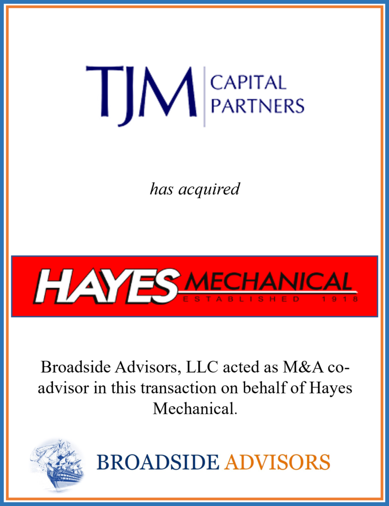 Recent Transactions – Broadside Advisors, LLC